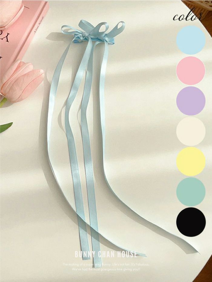 パステルリボンヘアアクセサリー vcsit-23355 | バニーコスプレ専門店 公式通販 | BUNNY CHAN HOUSE（バニーチャンハウス）