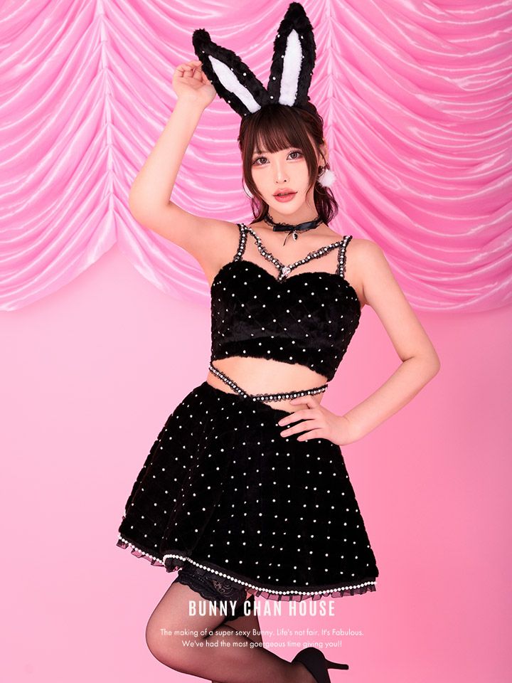 【3点セット】C'est mimi fourrure bunny スカート ブラック [チロルちゃん着用] vcsbn-240315-1a-ch | バニーコスプレ専門店 公式通販 ...